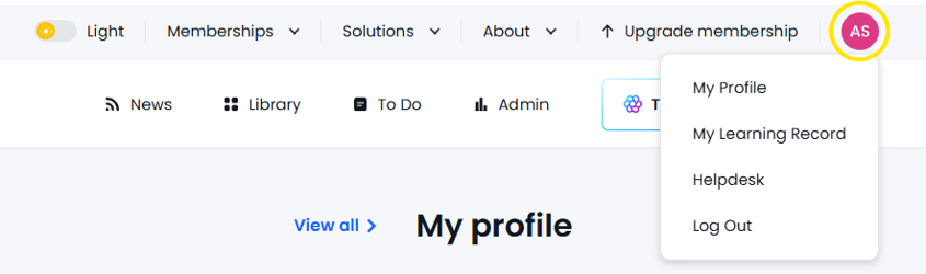 How To Access Your Profile