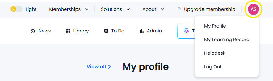 How To Access Your Profile