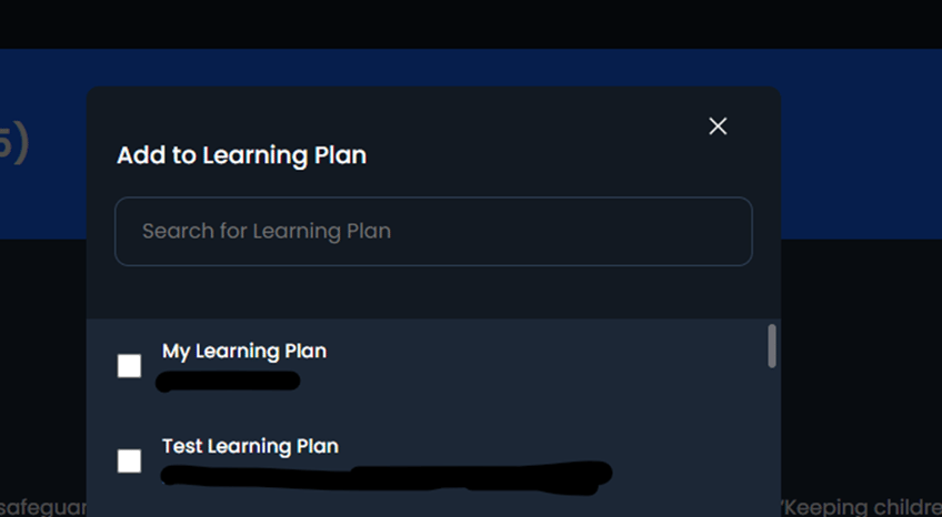 How to Create Learning Plan/Assign training to staff